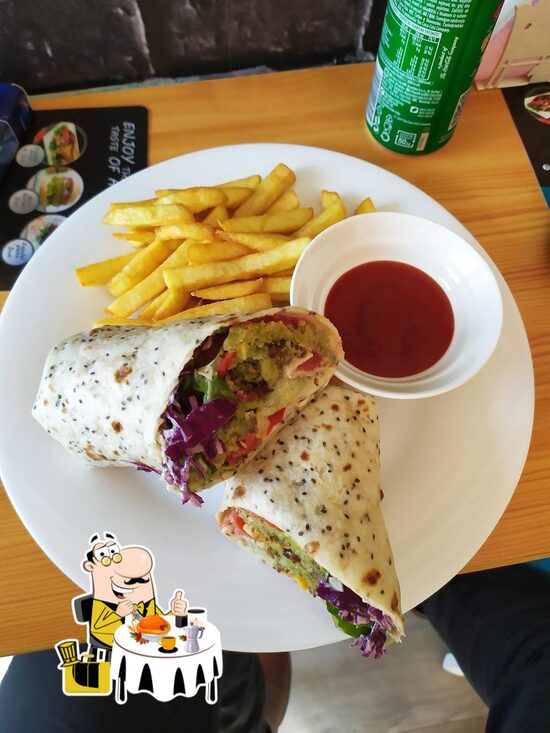 Menu at Falafel Factory restaurant, Ilidža