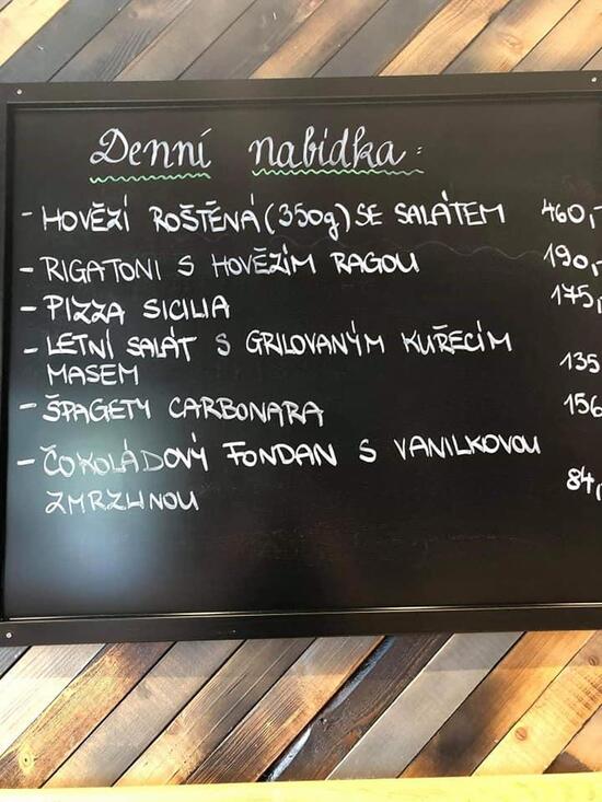 Carta de Restaurant STODOLA - grill&pizza, Česká Kubice