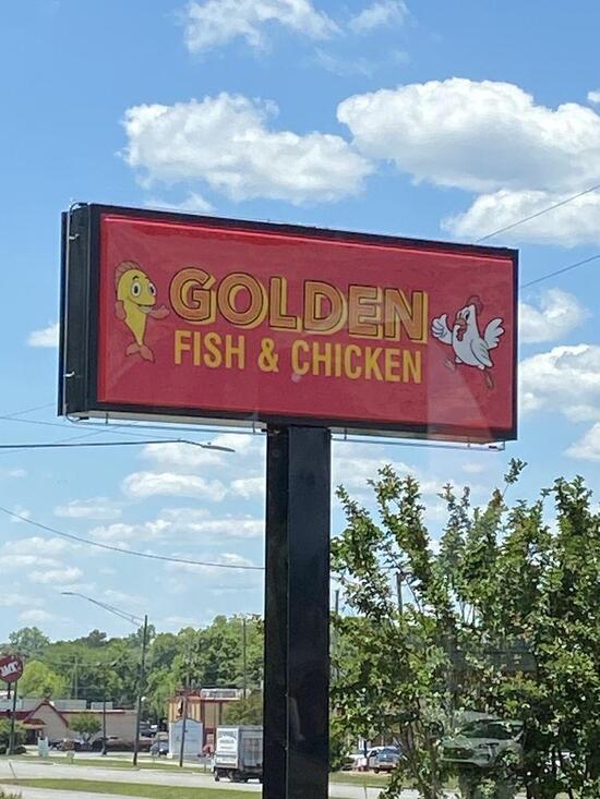 Menu at Golden Fish & Chicken fast food, Alabaster