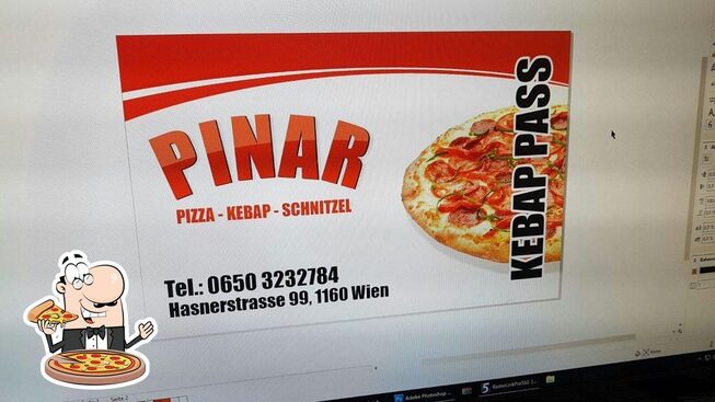 Menu at pinar pizza und kebap, Vienna