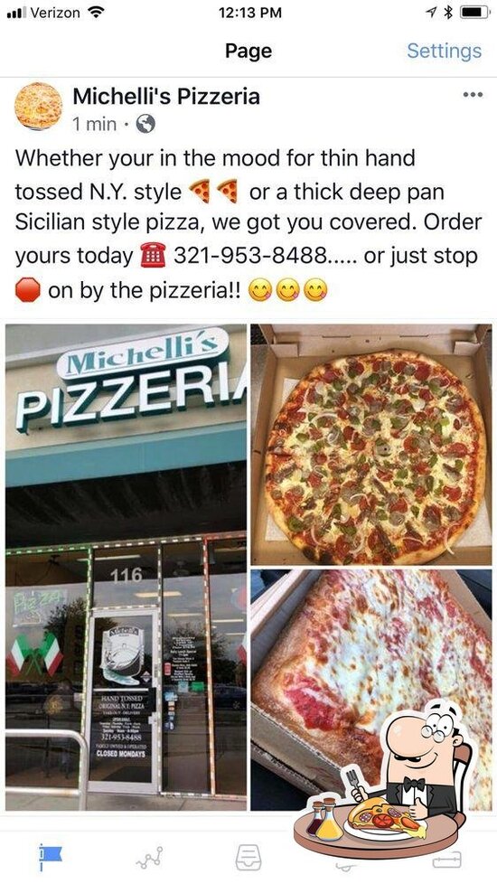 Michelli's Pizzeria in Melbourne - Restaurant menu and reviews