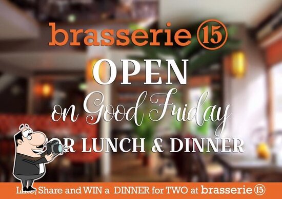 Menu at Brasserie 15 restaurant, Carlow