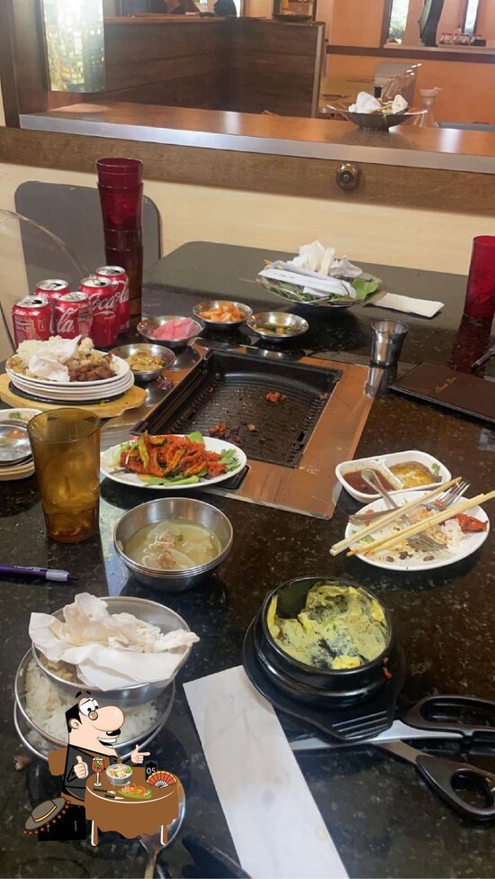 Menu at JK Korean BBQ, Milledgeville
