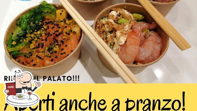 Menu au Ocean Poke pub et bar, Palerme