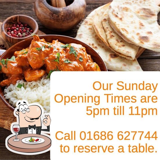 Menu at Gulshan restaurant, Newtown