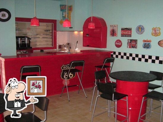 Menu at Route 66 fast food american diner bernalda, Bernalda