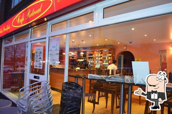 Menu at Cafe Retreat, Tadley