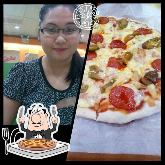 Menu at Calda Pizza restaurant, Dagupan