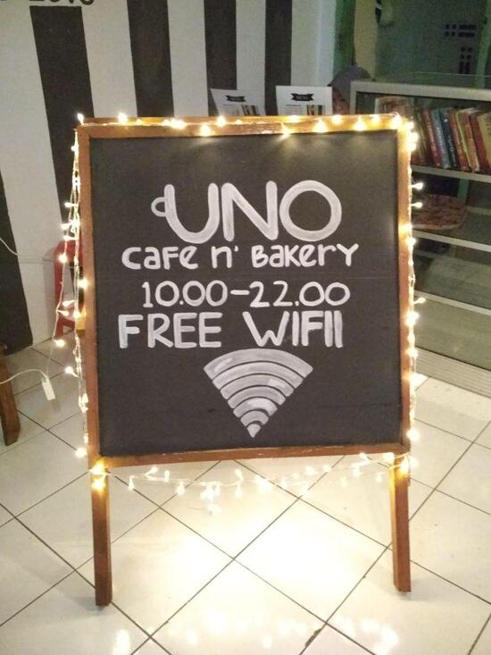 Menu at Uno Cafe, Sumbersuko, Unnamed Road