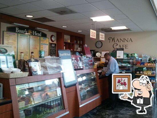 Menu at Manna Cafe, Richmond