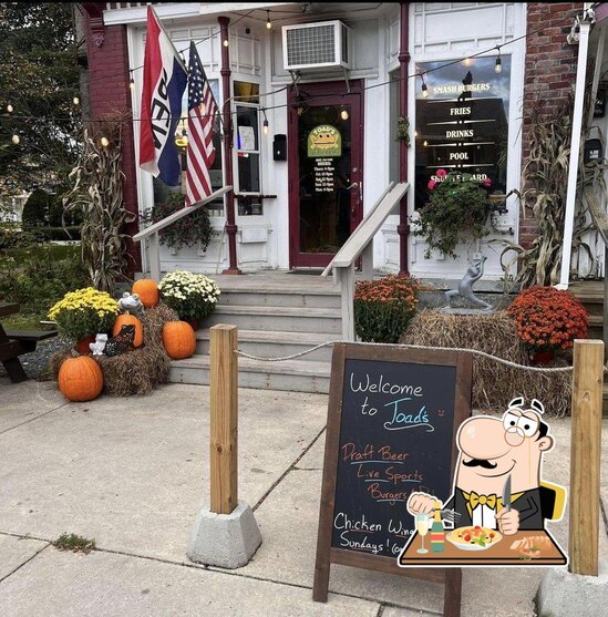 Menu at Toad's Burger Bar, Poultney