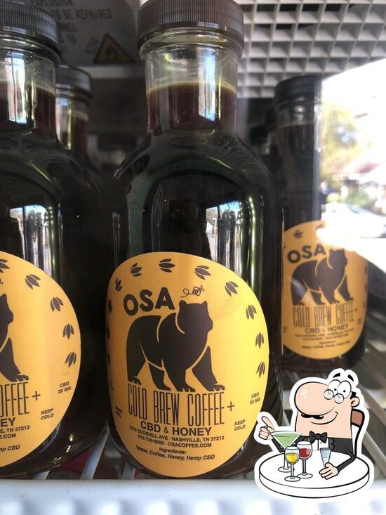 Menu at Osa Coffee Roasters, Nashville