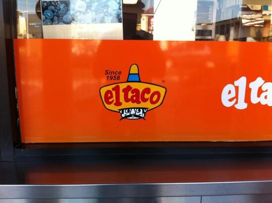 Menu at El Taco restaurant, Downey, 7870 Florence Ave