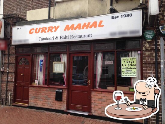 Menu at Curry Mahal Tandoori restaurant, Dagenham, 27 Goresbrook Rd