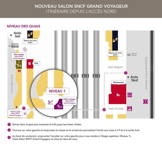 Menu at SNCF Grand Voyageur Lounge Nantes, Nantes