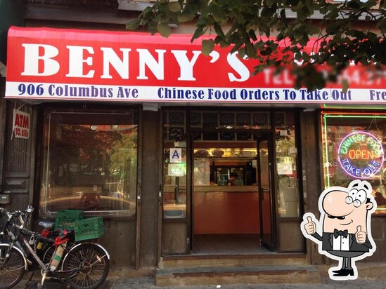 Carta del restaurante Benny's Chao King, Nueva York