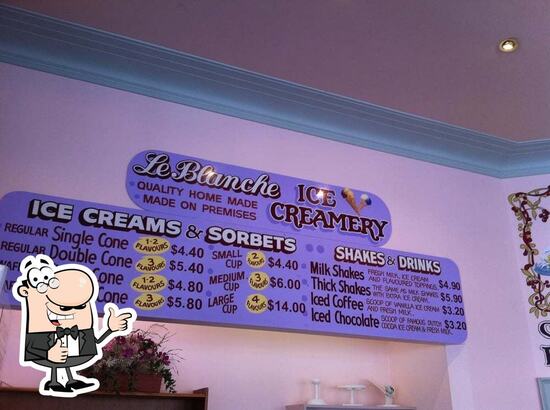 Menu at Beechworth Ice Creamery restaurant, Beechworth
