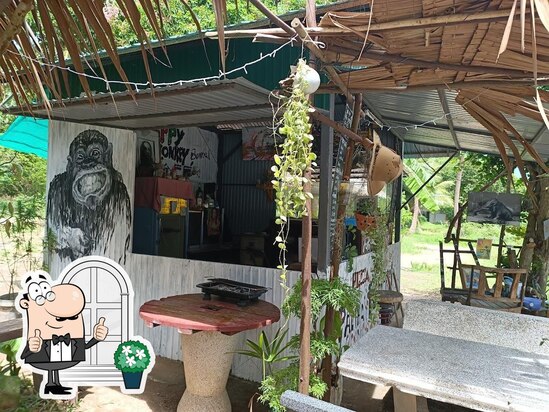 Menu at Happy Monkey Café pub & bar, Ko Samui