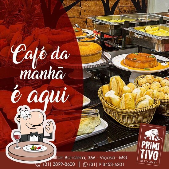 Menu em Primitivo Restaurante, Viçosa