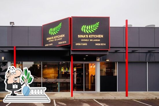 Menu at Sina’s Kitchen restaurant, Mill Park