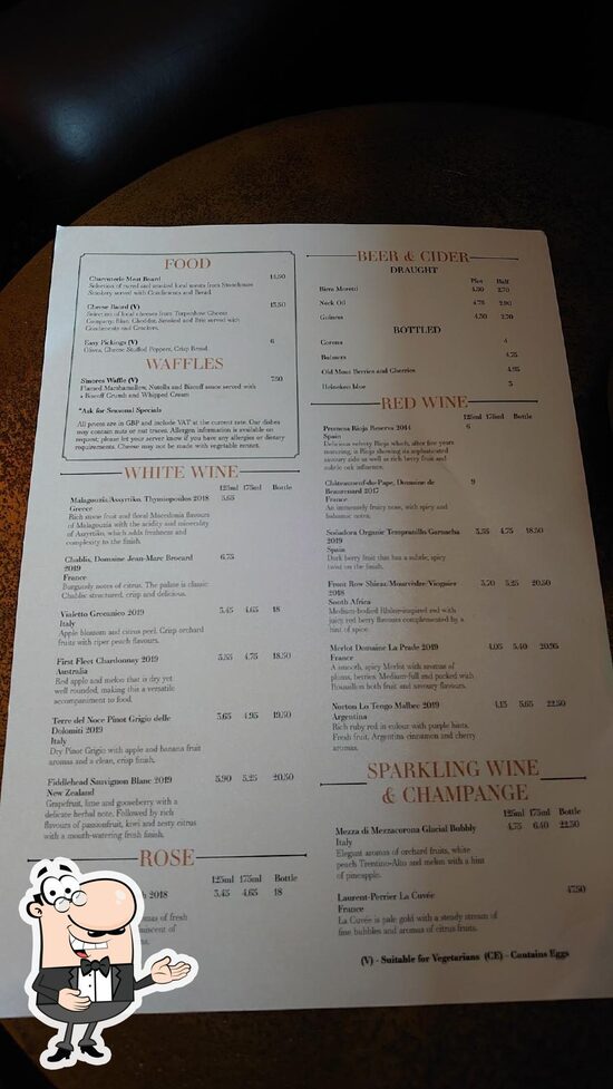Menu at Tithe Tap pub & bar, Cockermouth