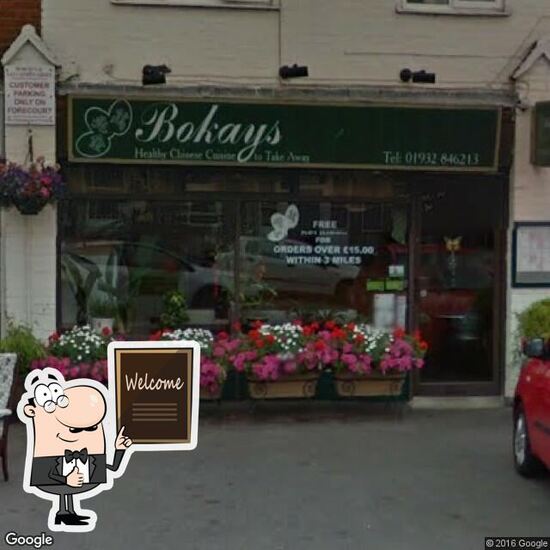 Menu at Bokays fast food, Addlestone