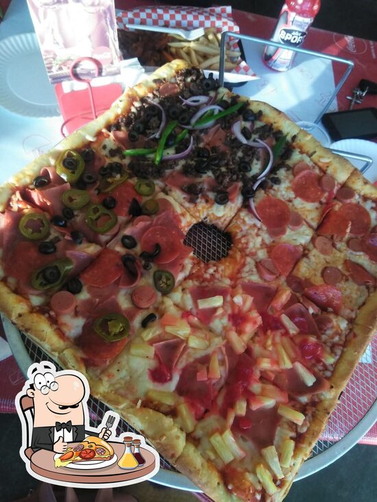 Menu at Moji Pizza restaurant, Ascensión