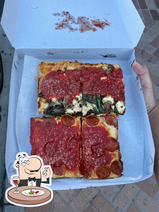 Menu at Square Pizza Co restaurant, San Diego