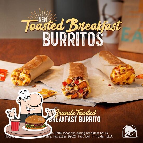 Menu at Taco Bell fast food, Henderson, St Rose Pkwy