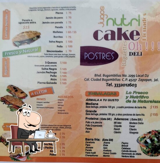 Nutri Cake oh, Zapopan - Menú del restaurante, precios y reseñas