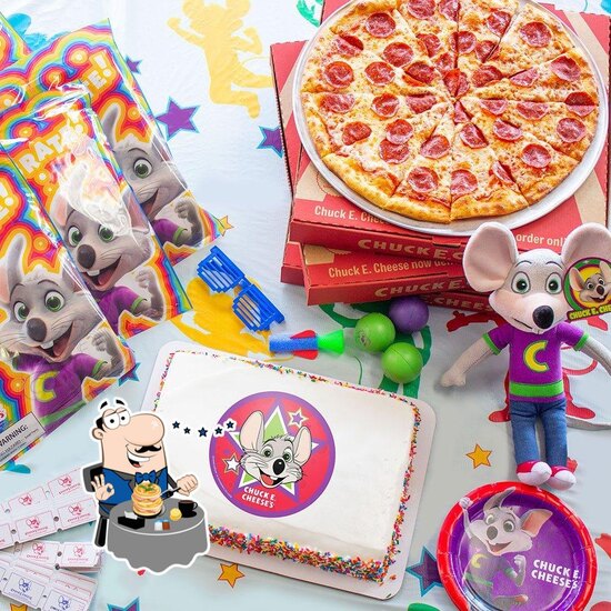 Carta de pizzería Chuck E. Cheese, San Jose, Kooser Rd