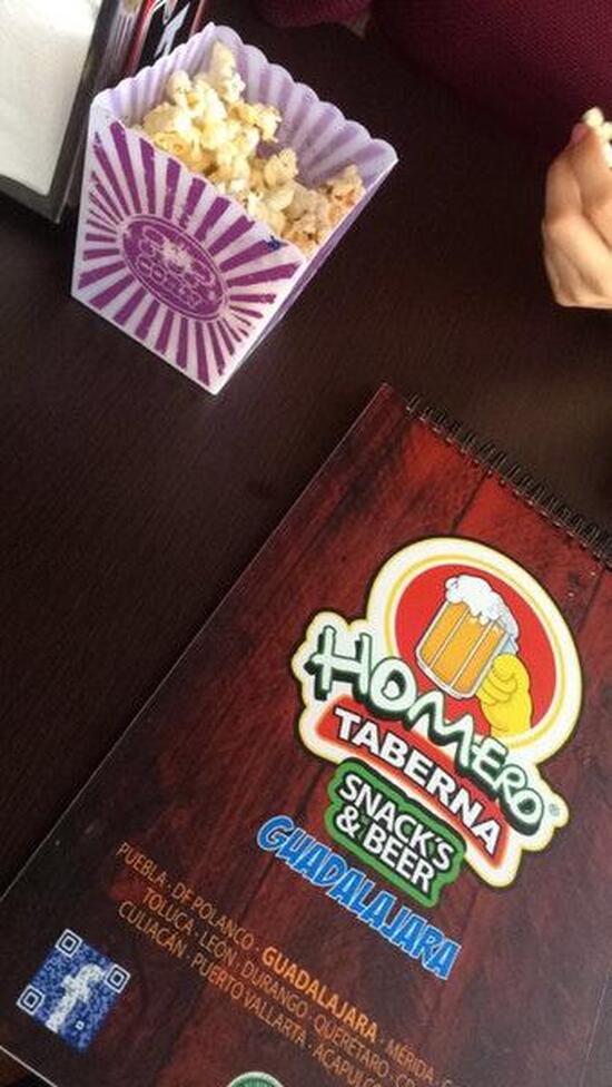 Menu at Homero Taberna Guadalajara pub & bar, Zapopan