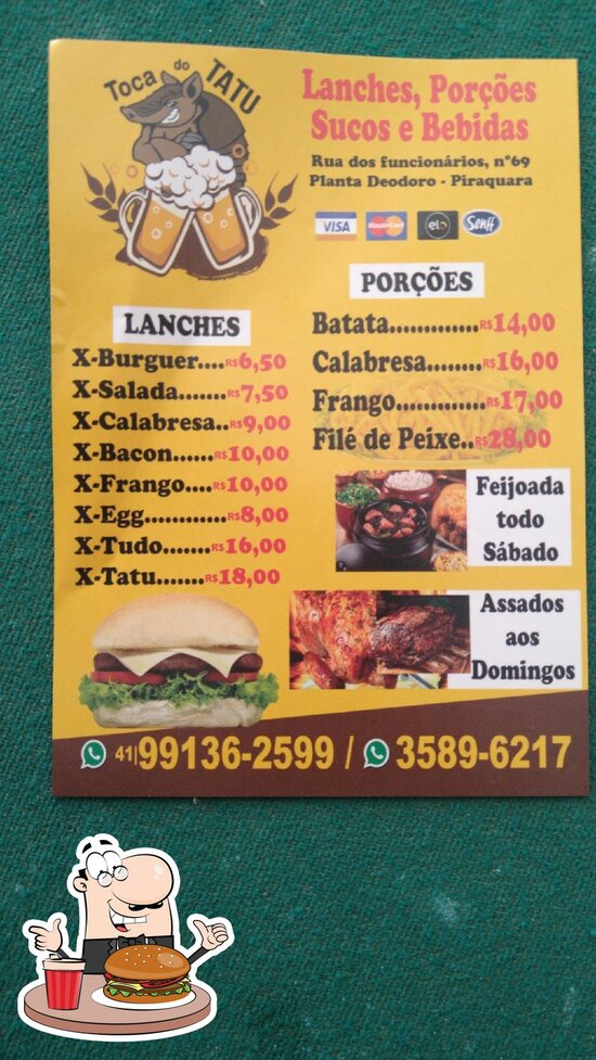 Toca Do Tatu pub & Bar, Piraquara - Avaliações de restaurantes