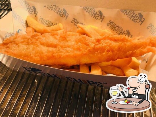 Menu at Harbour Fish Bar, East Grinstead