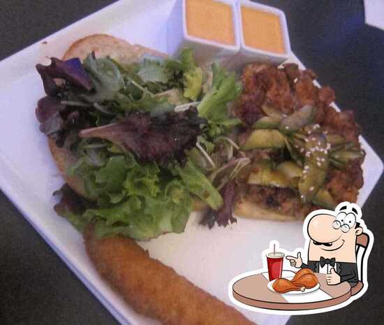 Menu at Square Burger restaurant, McKinney