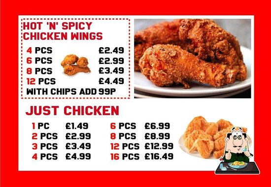 Kansas Fried Chicken, 701 Wilmslow Rd in Manchester - Restaurant menu ...