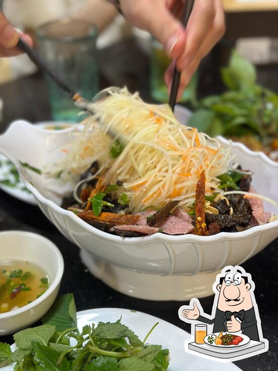 Menu at Ẩm Thực 68 restaurant, Hanoi