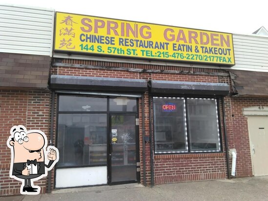 Menu at Spring Garden restaurant, Philadelphia, 144 S 57th St