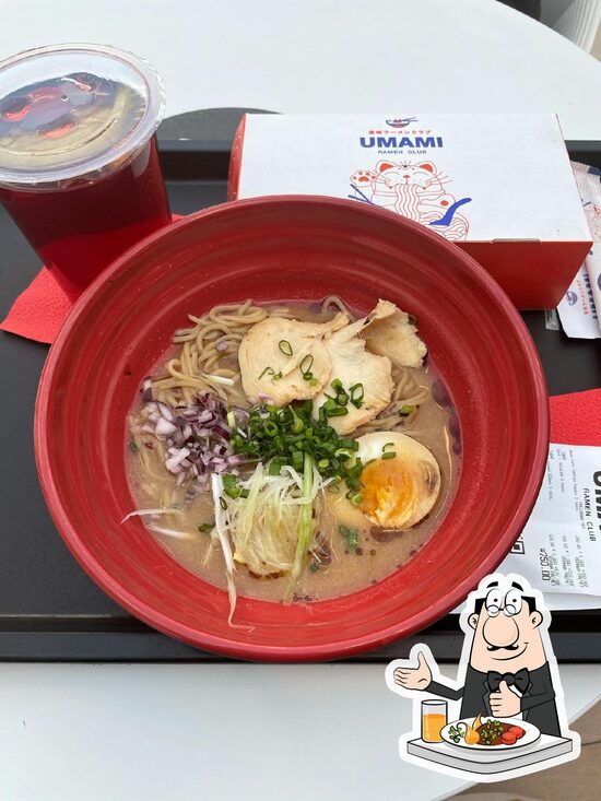 Menu at Umami Ramen cafe, Vladivostok