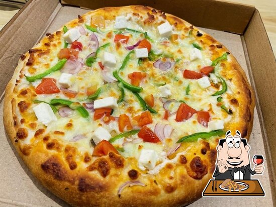 Menu at Slice of pizza, Solan