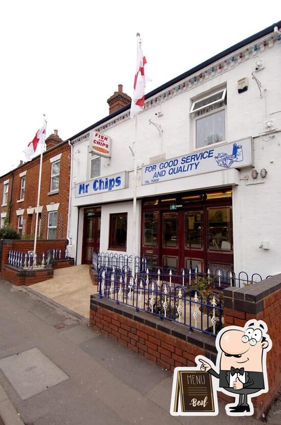 Menu at The Famous Mr Chips Rugby fast food, Rugby