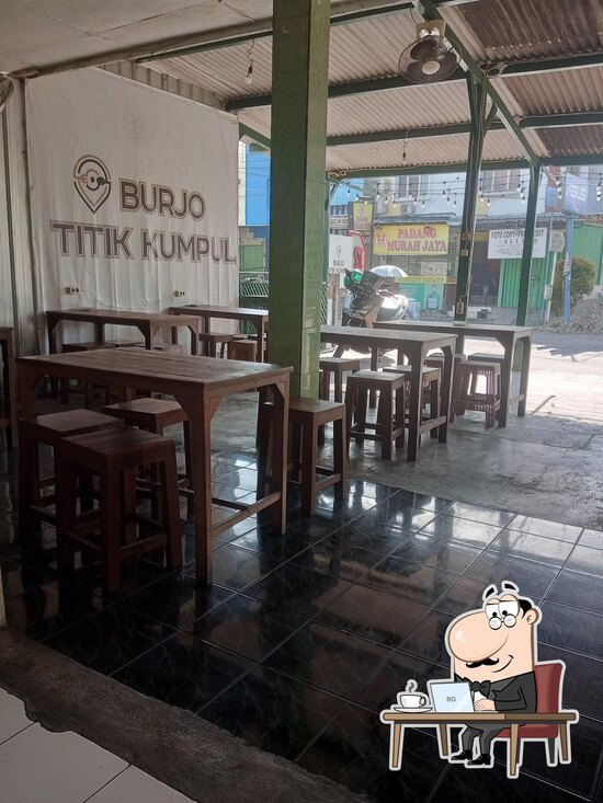 Menu at Burjo Titik Kumpul restaurant, Semarang