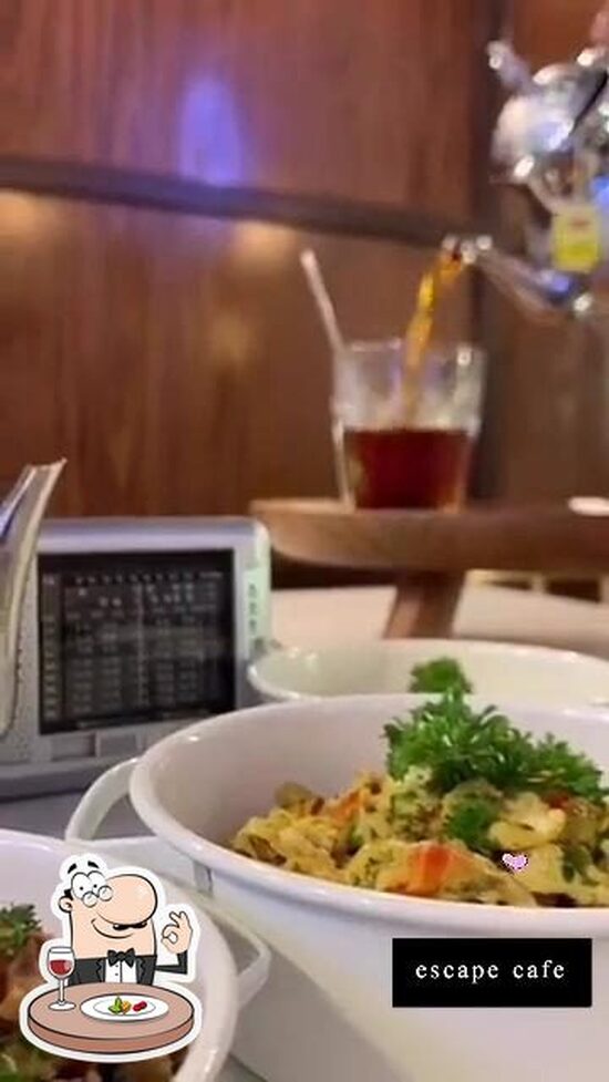 Menu at Escape cafe, Al Ain
