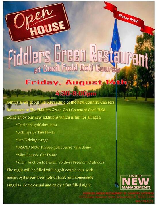 Menu at Fiddlers Green Restaurant, Jacksonville