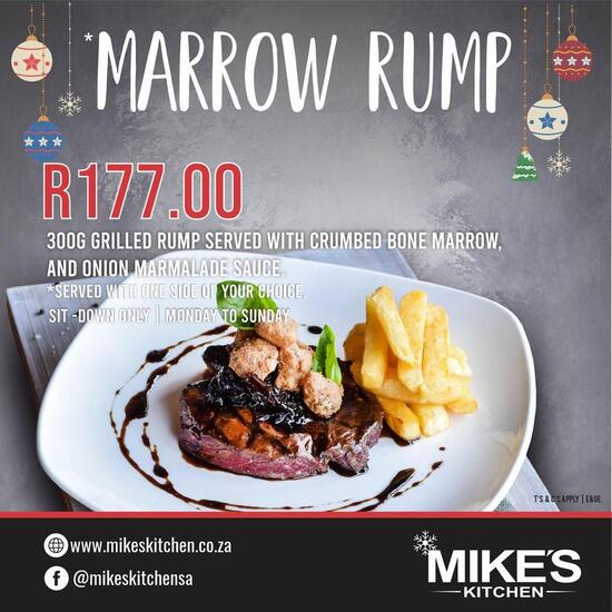 Menu at Mike's Kitchen Lambton restaurant, Germiston, Shop 16