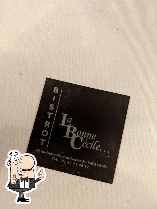 Menu at Bistrot de la Bonne Cécile restaurant, Paris