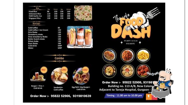 Food Dash, Gurugram - Restaurant menu, prices and reviews
