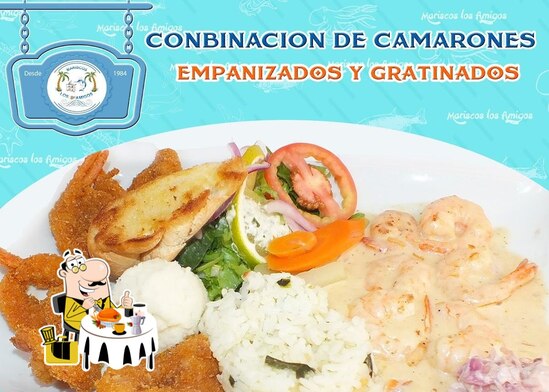 Mariscos Los Amigos, Guadalajara, Estación Oblatos — espanhol - Menú ...