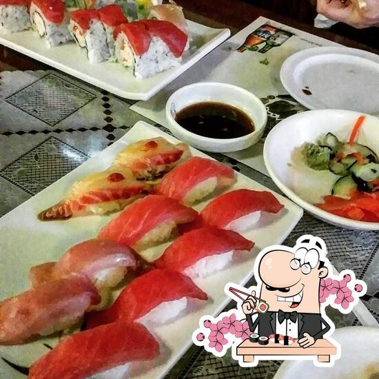 Menu at Pacific Cabin Sushi restaurant, Riverside