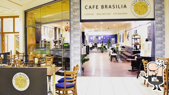 Menu at Café Brasília cafe, Royal Leamington Spa